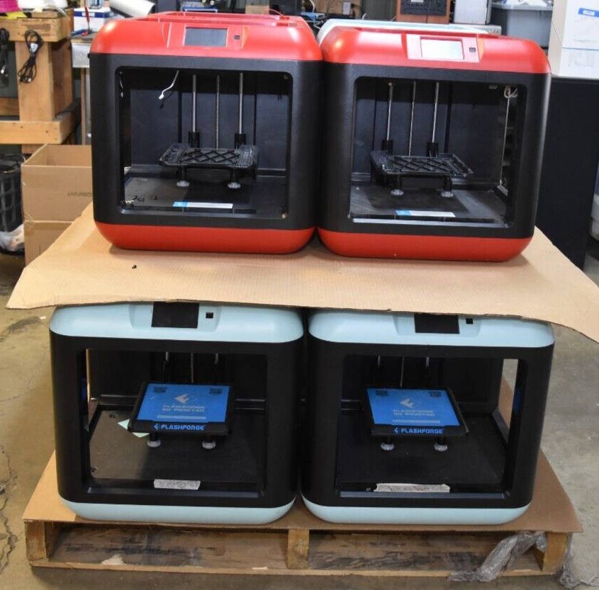 Lot Of 10 Flashforge Finder & Finder Lite 3D Printers Read Description ...