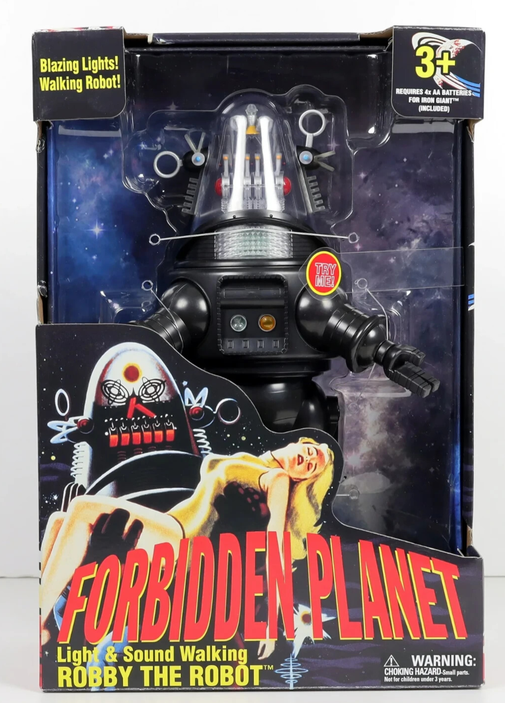 Forbidden Planet Robby The Robot Figure with Light & Walking Sound for ...