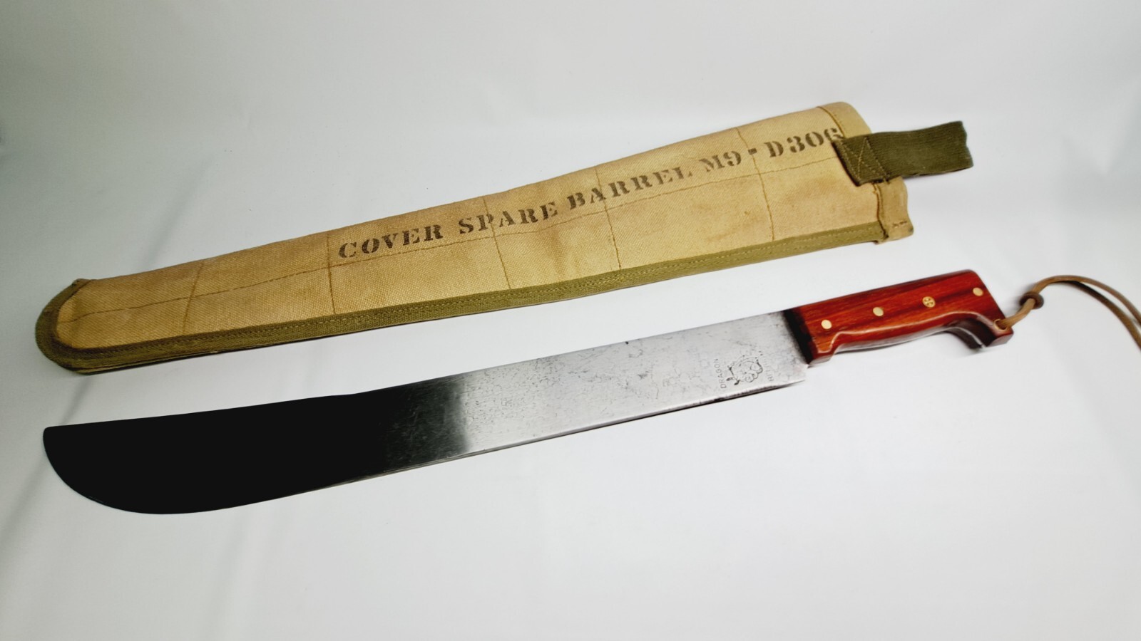 WW2 US Army USMC Machete 'Dragon Belgium" Scabbard 1940 Clean And Sharp ...