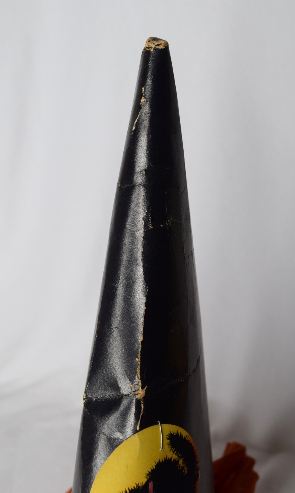 Big 14" Tall Vintage Halloween Cardboard & Crepe Paper Black Cat Party ...