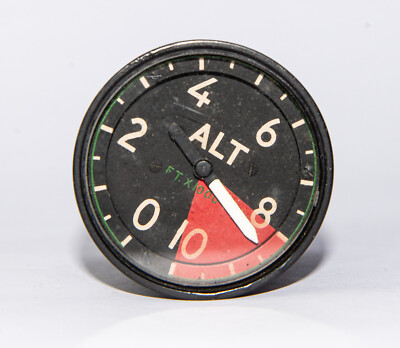 Cabin Altimeter KAA1901W 6A/7238 Gauge Indicator Instrument RAF Vintage ...
