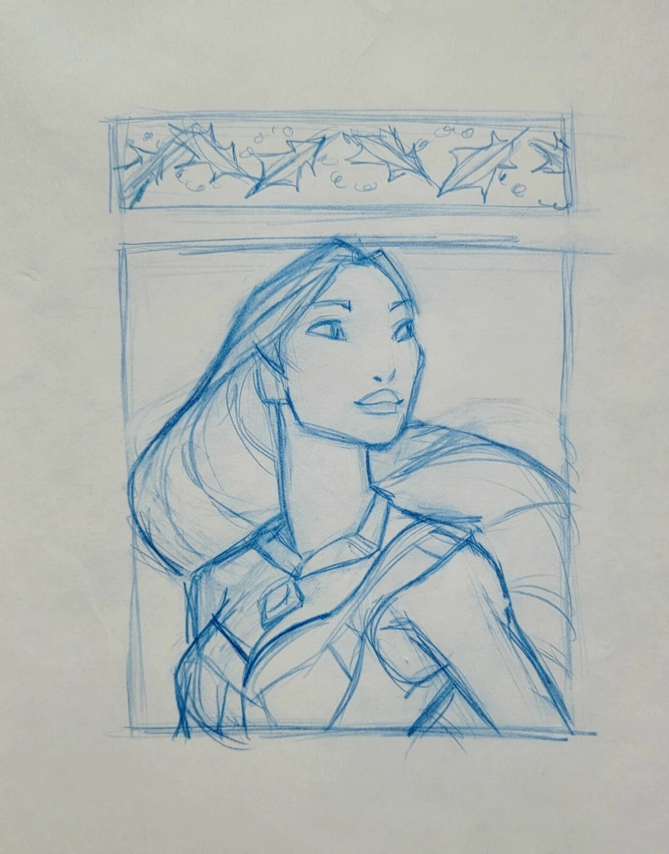 Princess Pocahontas Drawing
