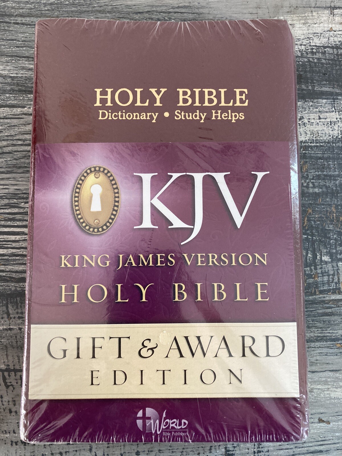 Vintage Holy Bible King James Version KJV Dictionary Study Helps World ...