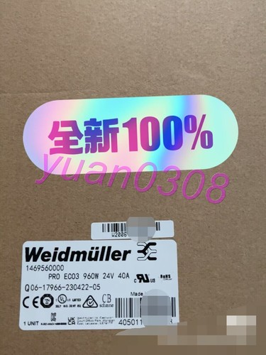 NEW Weidmuller 1469560000 PR0 EC03 960W 24V 40A power supply DHL Fast ...