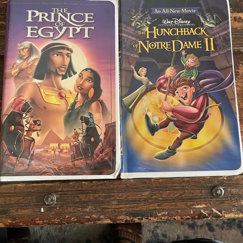 Disney’s The Prince of Egypt and The Hunchback of Notre Dame II VHS Set ...