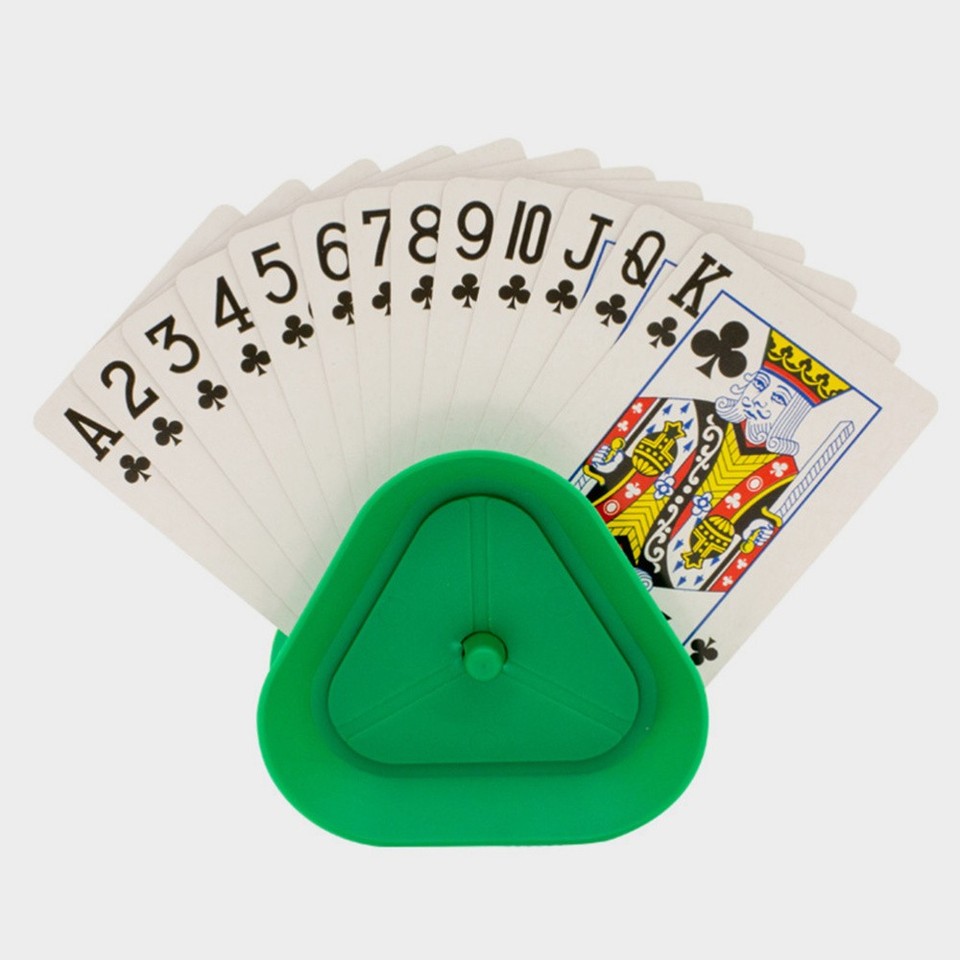 4 Pcs Decks of Cards Playing Triangle Shaped Hands-free Holder Kids ...