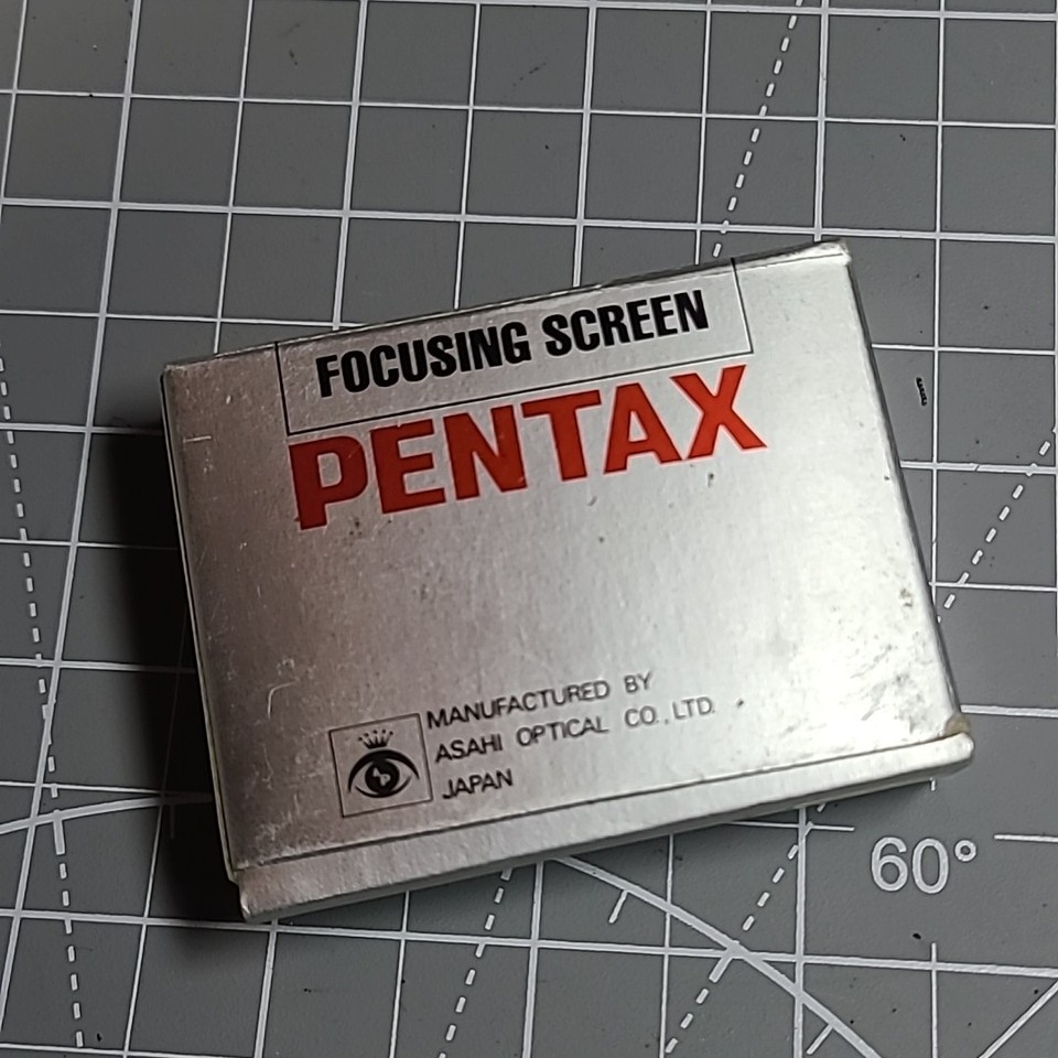 PENTAX Focusing Screen for LX SE-20 Full Matte Field in Box Very Clean ...