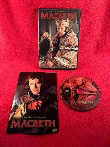 Macbeth DVD Roman Polanski 1971 Jon Finch Francesca Annis Shaw Region 1 ...