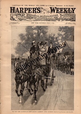 1892 Harper's Weekly June 4 - Remington West Point Cavalry; Seattle ...