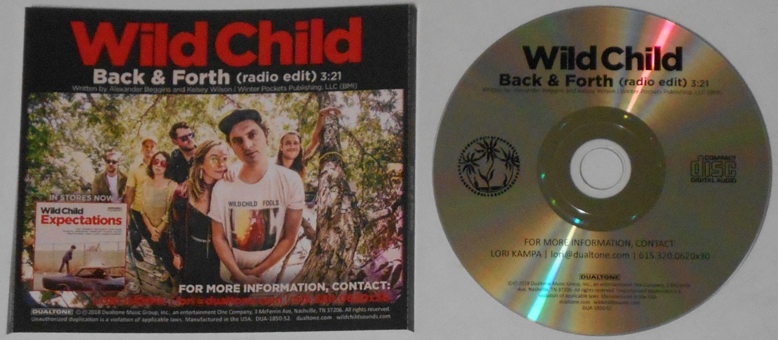Wild Child Back & Forth U.S. promo cd -Rare! | eBay