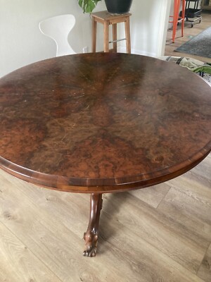 Antique English George IV Walnut Breakfast Table Circa 1820 | eBay