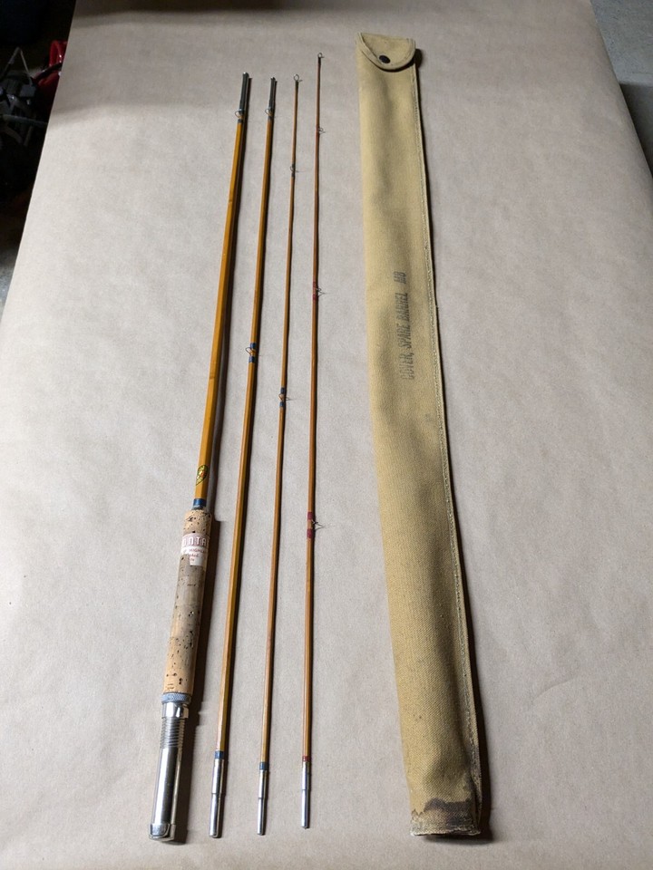 Montague Highland bamboo fly rod 103 inches | eBay