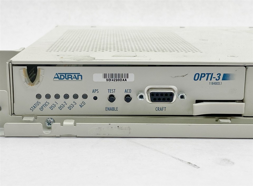 Adtran Total Access OPTI-3 1184003L1 Switch w/ 2*1184002L1 Controller ...