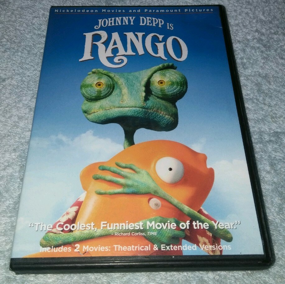 Rango Dvd Deksel Rango (Re Sleeve) DVD Zavvi UK