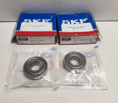LOT OF 2 NEW OLD STOCK! SKF 12MM X 28MM BALL BEARINGS 60012ZJEM | eBay