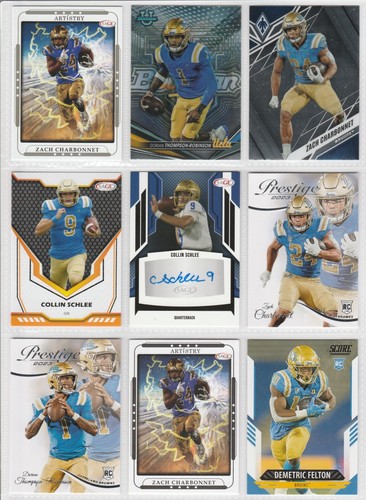 COLLIN SCHLEE 2024 SAGE AUTO 9 CARD LOT UCLA BRUINS ZACH CHARBONNET | eBay
