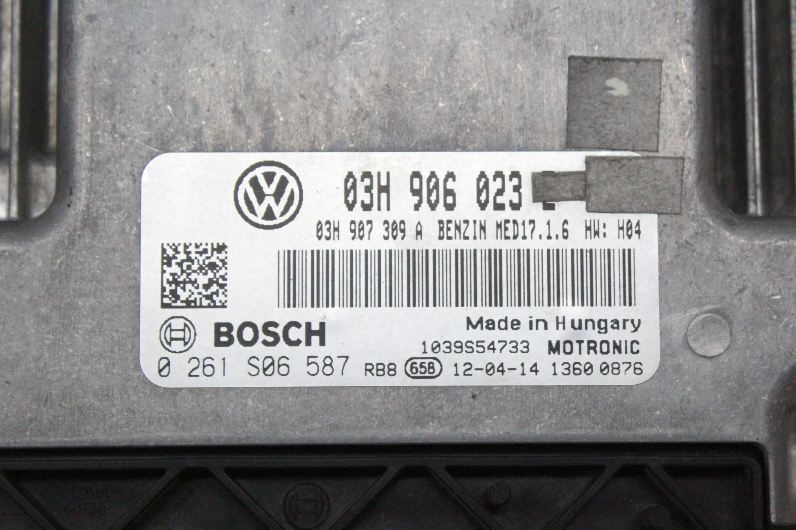 2013 VW PASSAT SEL ENGINE ECM ELECTRONIC CONTROL MODULE 03H 906 023 E ...
