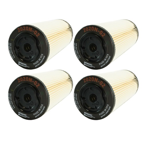 4 X RACOR 2020SM-OR 2-Micron Fuel Filter Element, P552023, FS20201 ...