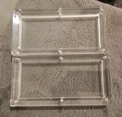 2 Acrylic BEP pack 100 Bank Note Currency Display Dollar Case Frame ...