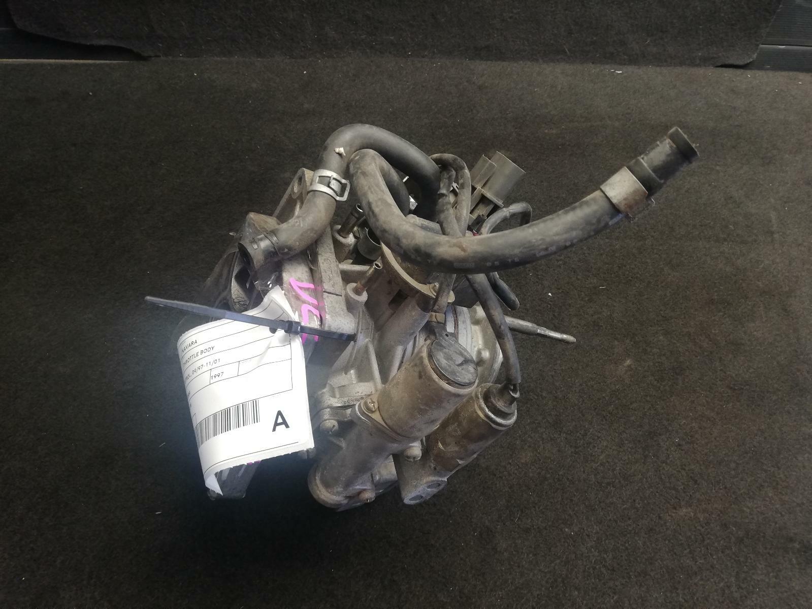 NISSAN NAVARA THROTTLE BODY WITH AFM D22, 2.4,KA24,PETROL,SINGLECAM 09/ ...