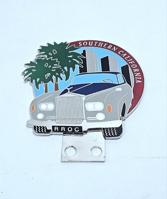 Rolls Royce Owners Club Of Southern California RROC - Enamel Car Badge ...
