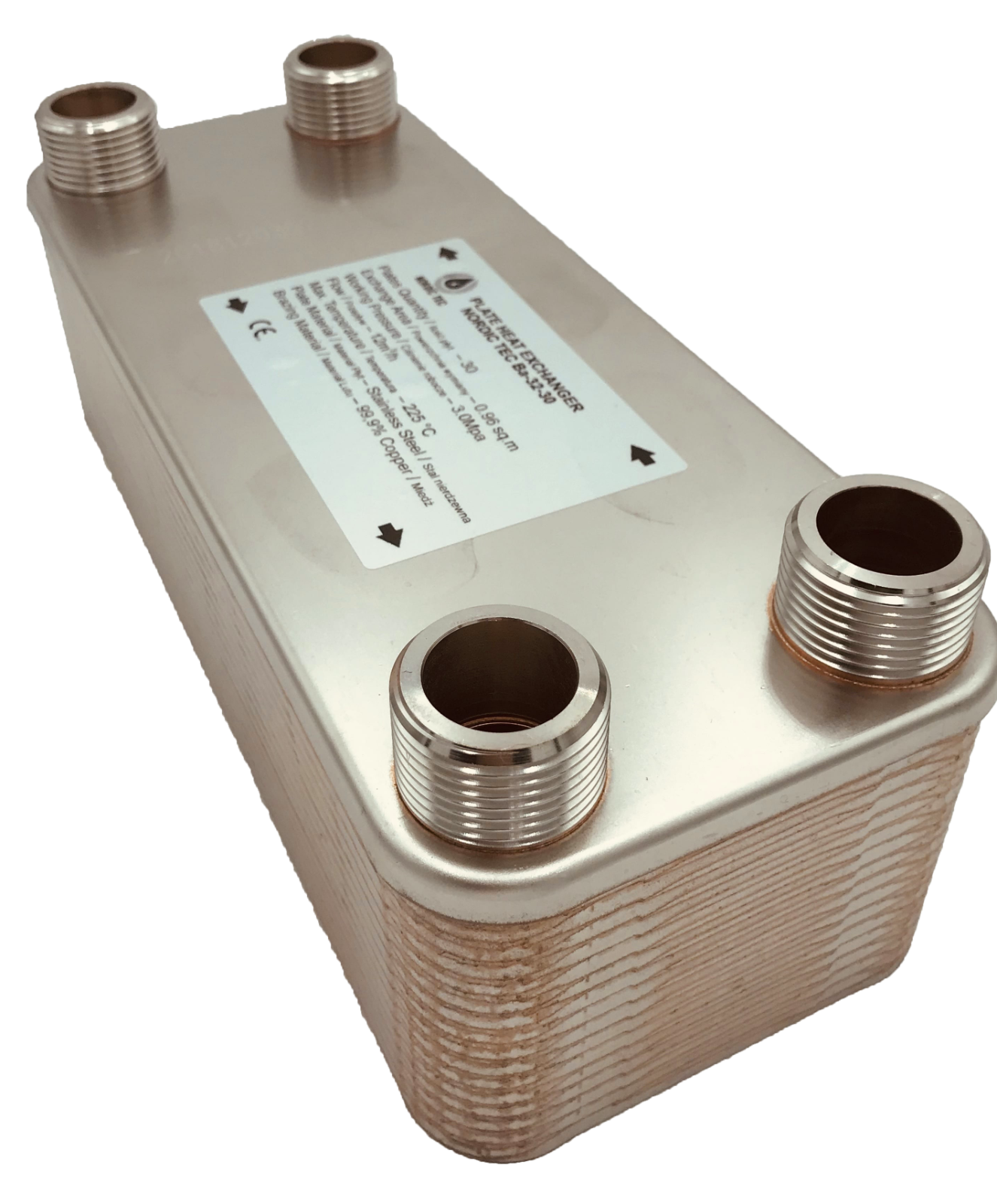 Nordic TEC Edelstahl Plattenwärmetauscher Wärmetauscher 100kW-285kW ...