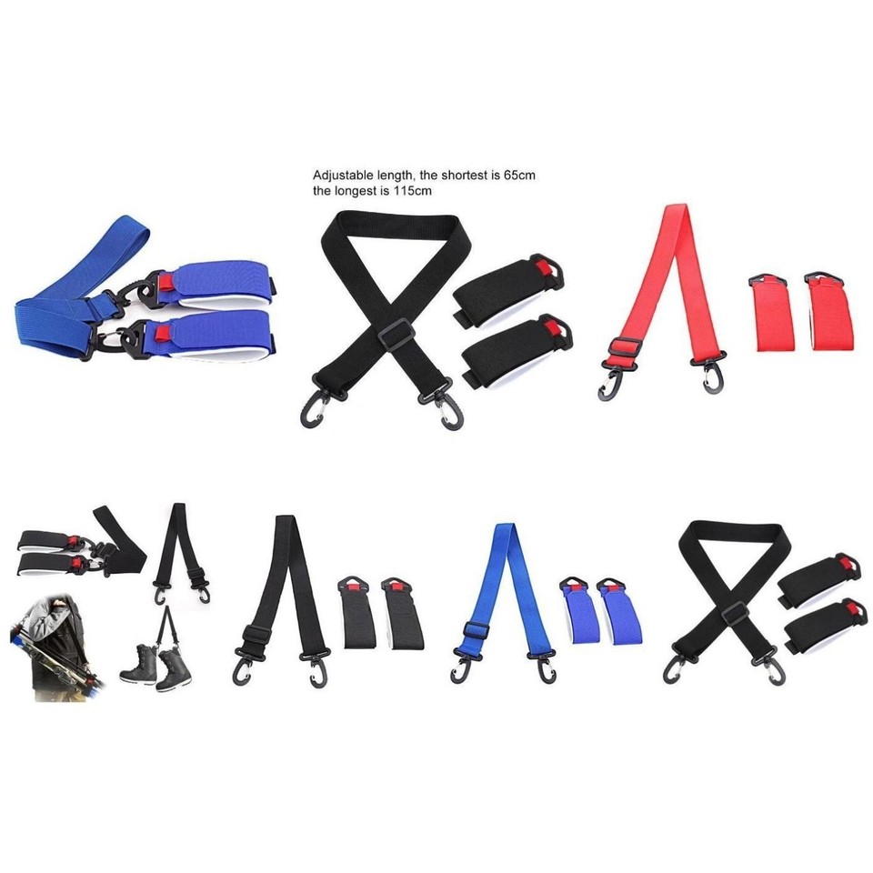 Portable Adjustable Ski Carrier Strap Nylon Material 65 to 115cm for ...