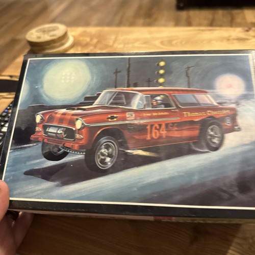 AMT '55 CHEVY NOMAD 1/25 SCALE MODEL KIT Sealed Contents | eBay