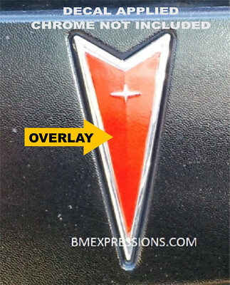 Pontiac Aztek Rear Emblem Logo Tailgate OVERLAY Vinyl Decal Pick Color ...