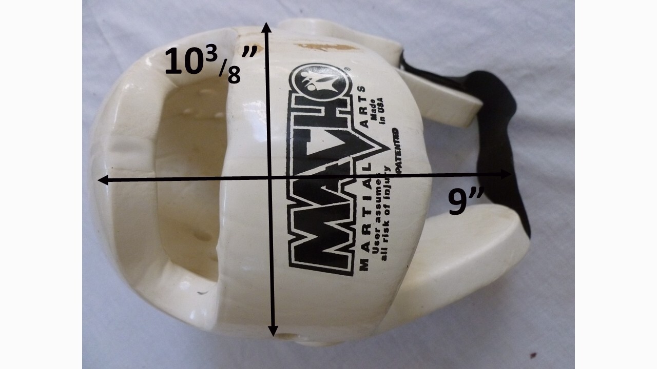 White Macho Adult Head Gear M/L - Mixed Martial Arts, Boxing, Tae Kwon ...