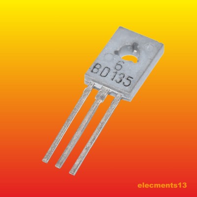 BD135 SILICON NPN TRANSISTOR 12W 1A | eBay
