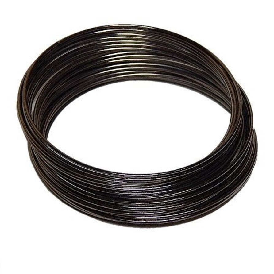 MEMORY WIRE 18g HEAVY DUTY 1mm choose plating 2.25 BRACELET SIZE 12 ...