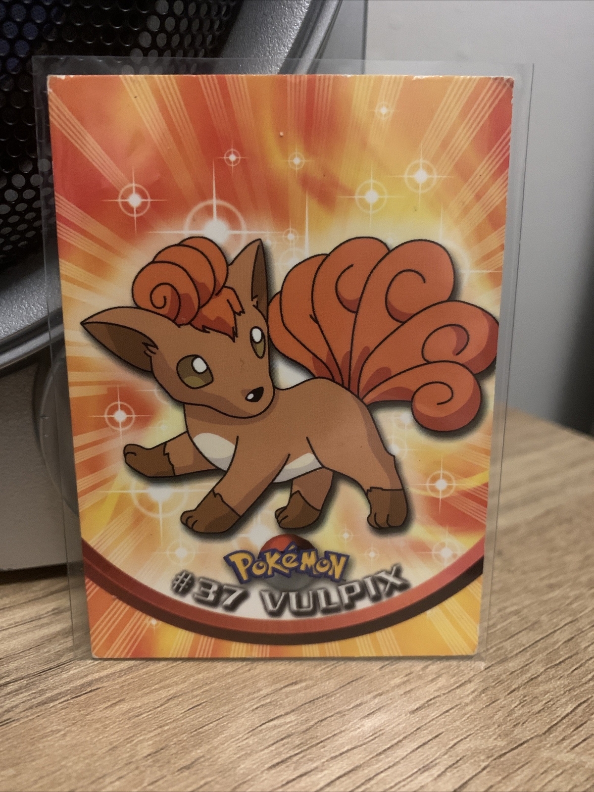 Topps Series 1 1999 TV Animation Blue Logo VULPIX #37 Pokemon Character ...