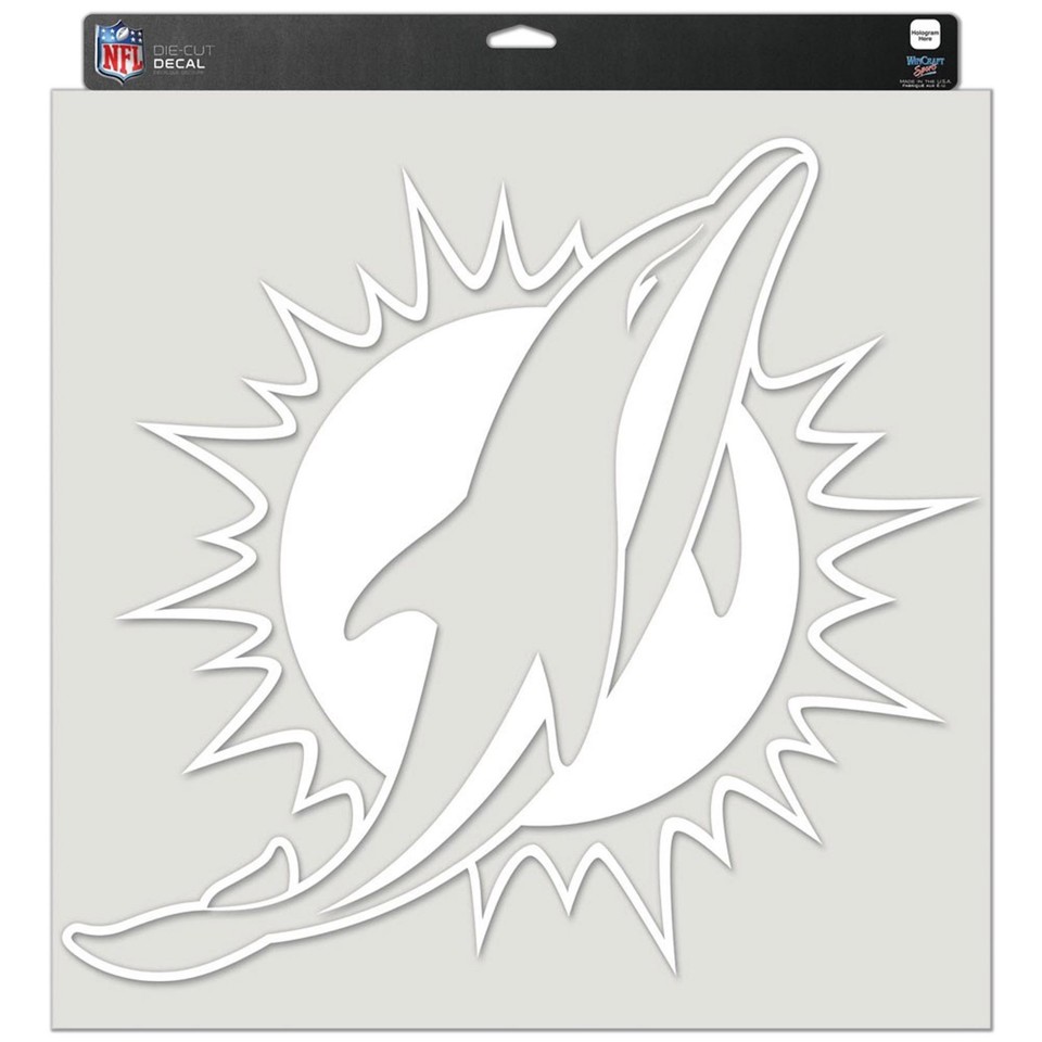 Officially Licensed NFL 17" x 17" White Die Cut Wincraft Decal sticker ...