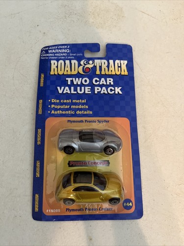 Road Track Two Car Value Pack Pronto Concept Plymouth Pronto Spyder ...