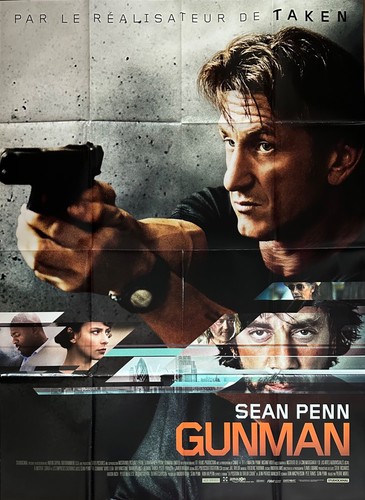Affiche Cinéma GUNMAN 120x160cm Poster / Sean Penn / Javier Bardem ...