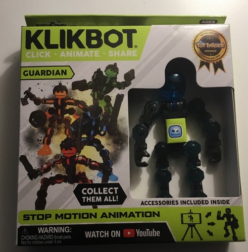Klikbot Stop Motion Animation Figure - Guardian - Tempest - Zing - for ...