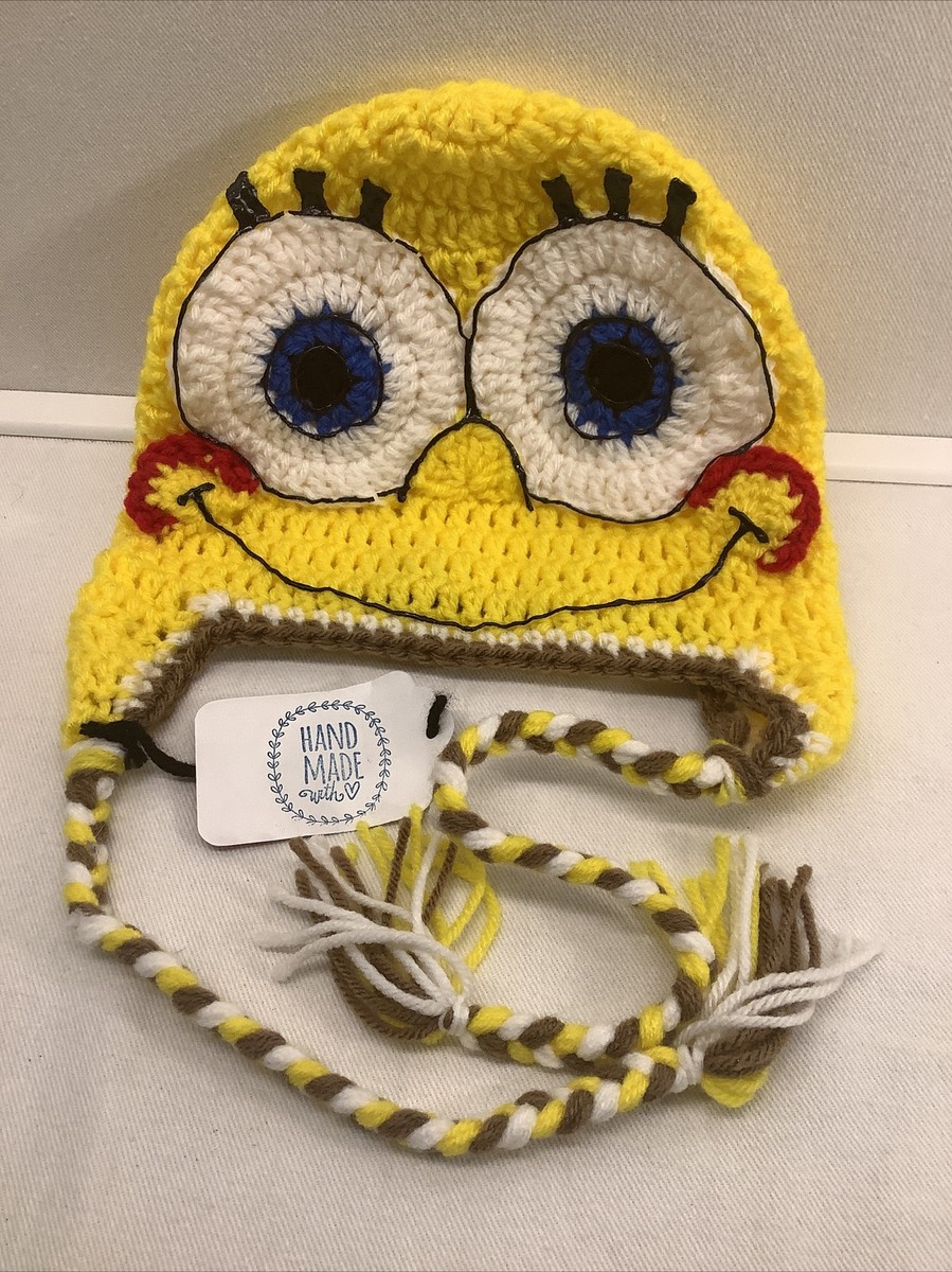 Spongebob Squarepants Crochet Hat Pattern