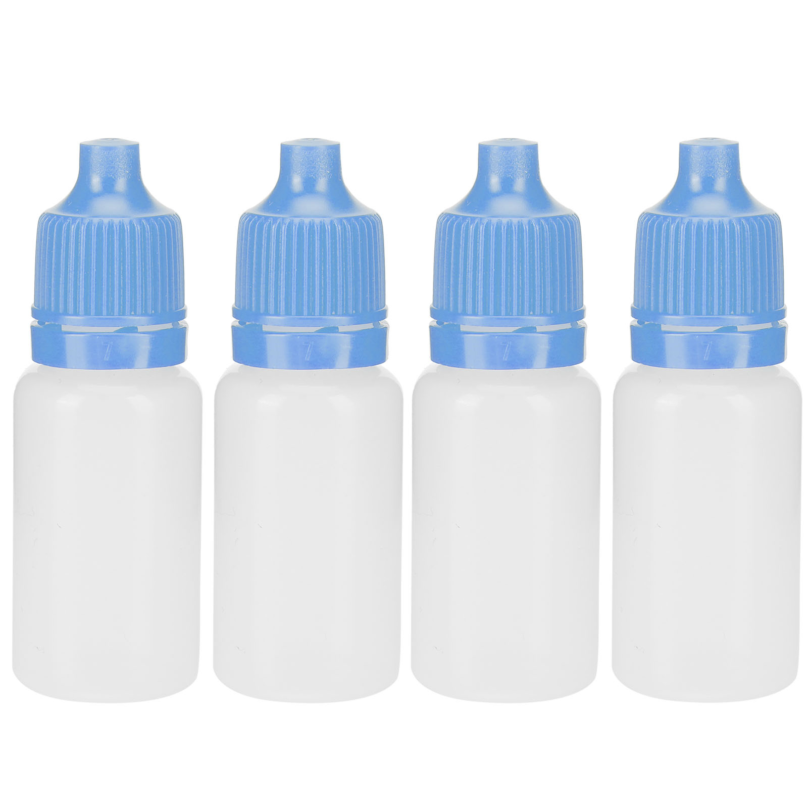 Bleu 50Pcs 10ml Eye Liquid Bottle Portable Squeezable Empty Eye Drops ...