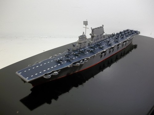 BUILT 1/700 WWII USN AIRCRAFT CARRIER CV-3 USS SARATOGA 1944-45 | eBay