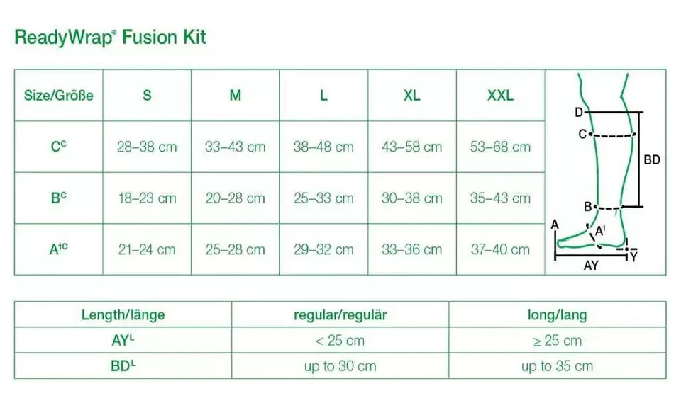 L&R Solaris Ready Wrap Compression Calf Leg Fusion Kit Beige w/One ...