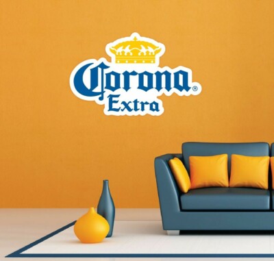 Corona Extra Beer Cancun Room Bar Restaurant Wall Decor Sticker Decal ...