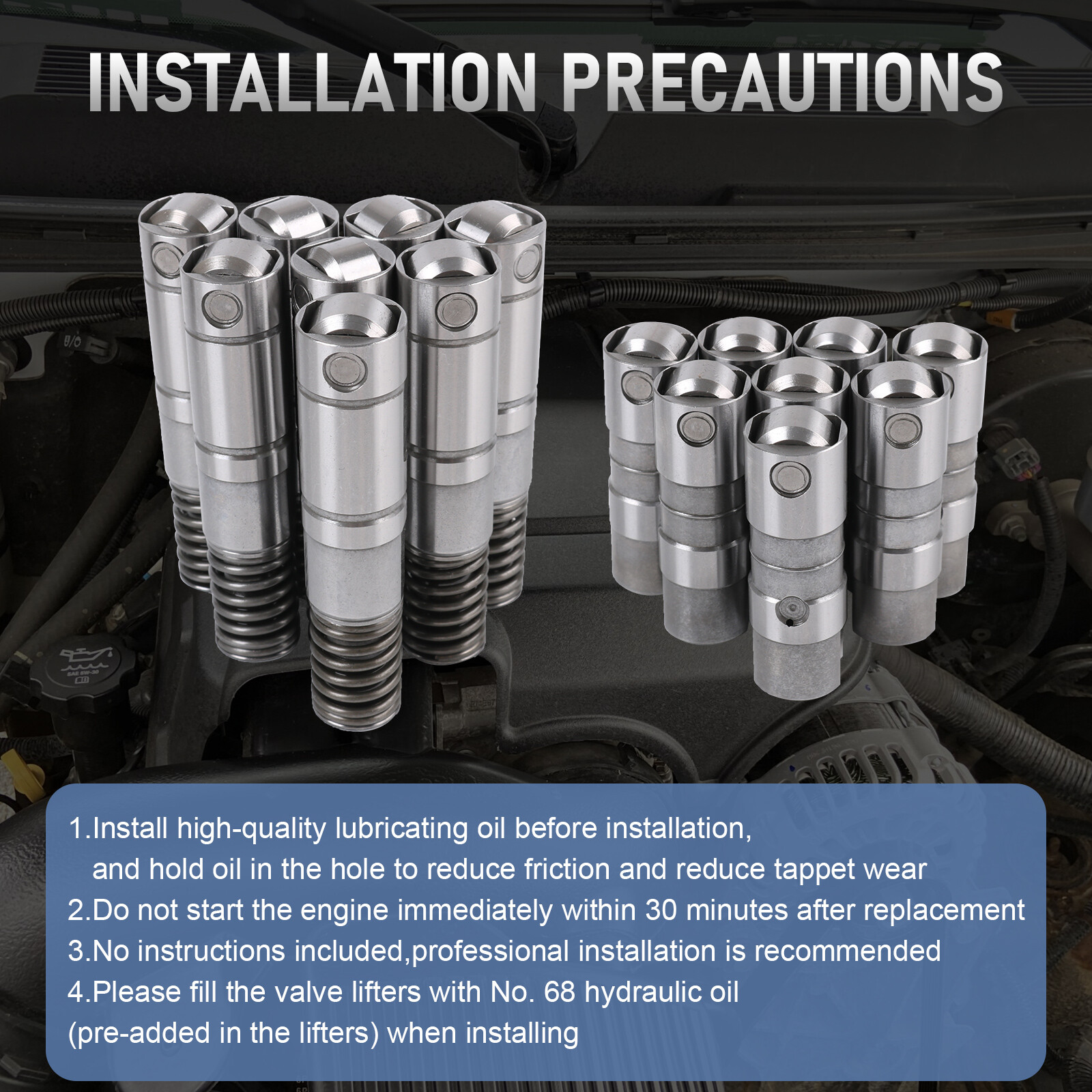 Set Of Active Fuel Management AFM DOD Valve Lifters Fits Chevy GM 5.3L ...