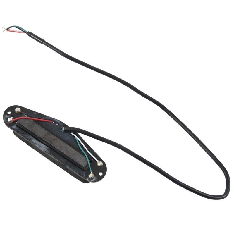 Dups for ST Tele Strat Squier Electric Guitar,silver body with black ...