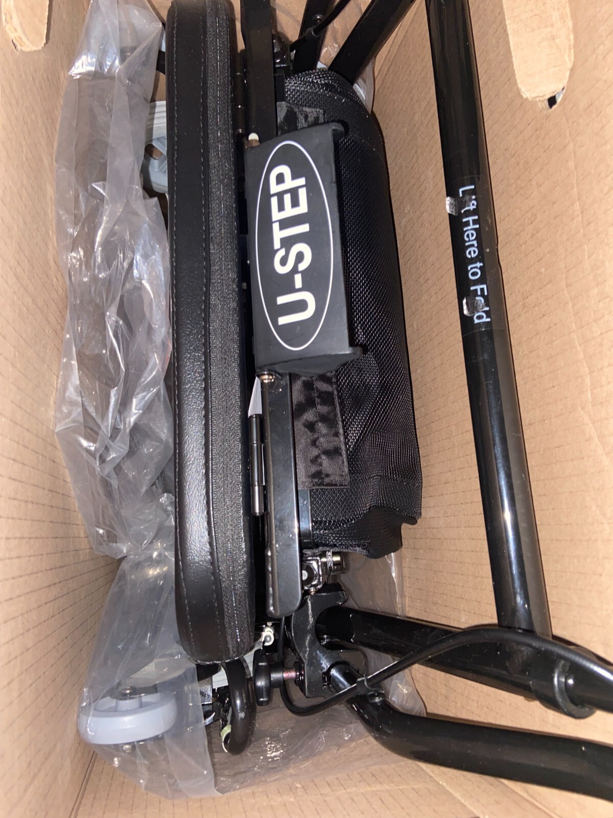 Walker U-Step Ii Seat Walker/Stabilizer Parkinsons Step Rolling Neuro ...