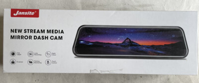 Jansite Stream Media Mirror Dash Cam DVR 10" Touch Screen | eBay