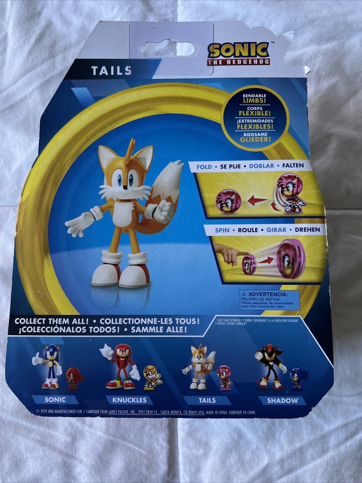 Sonic The Hedgehog Tails With Spinnable Disk Wave I Jakks New And RARE ...
