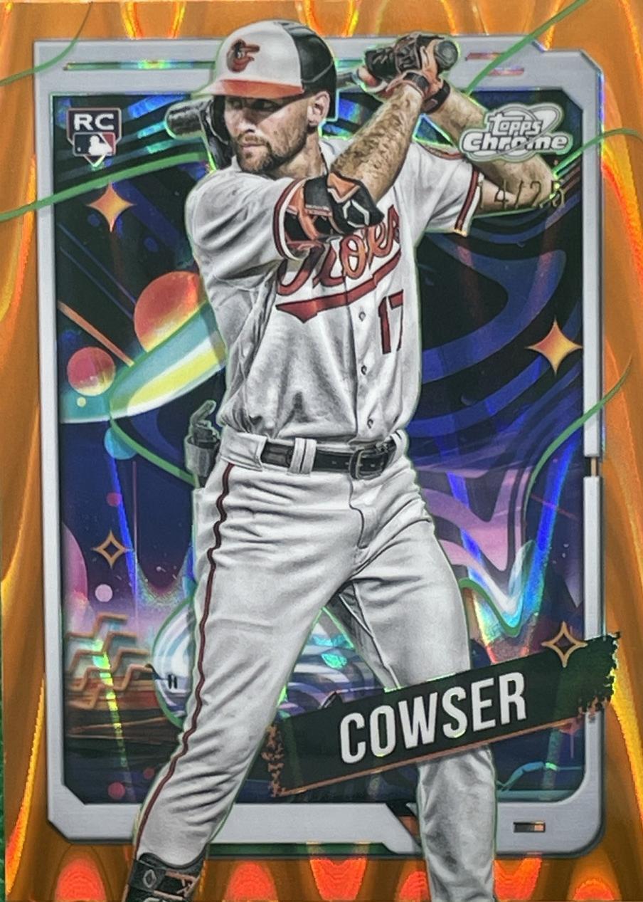 2024 Topps Cosmic Chrome - Colton Cowser #17 Orange Galactic Refractor ...