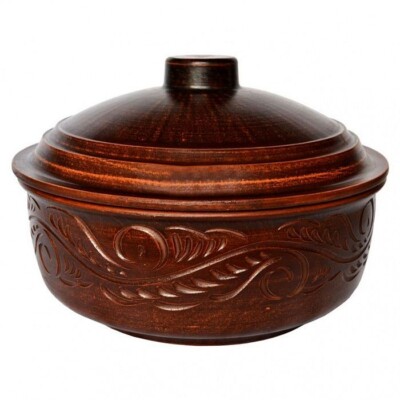 Keramiktopf aus rotem Lehm Topf Auflauftopf Gartopf Kochtopf 3 L | eBay