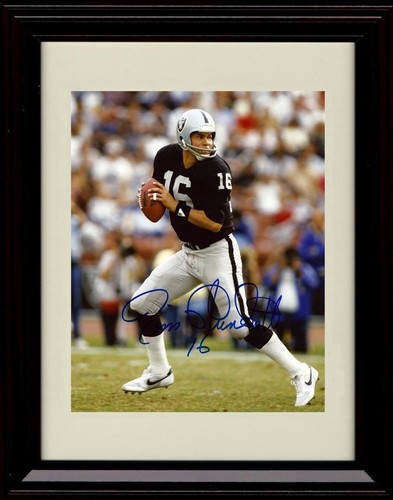 Unframed Jim Plunkett - Oakland Raiders Autograph Promo Print ...